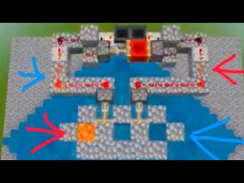 Lava casting machine on Minecraft Bedrock edition (Tutorial) - YouTube