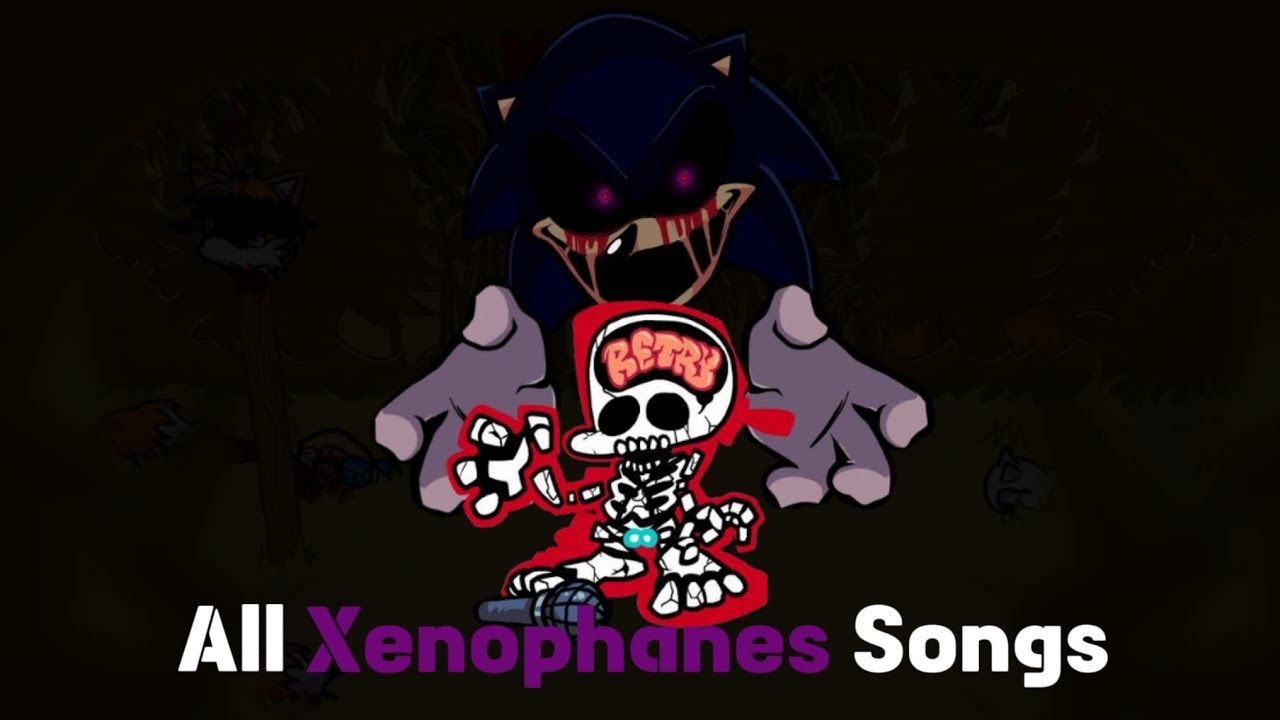 All Xenophanes Songs in VS Sonic.EXE || 300 Subs special! - YouTube