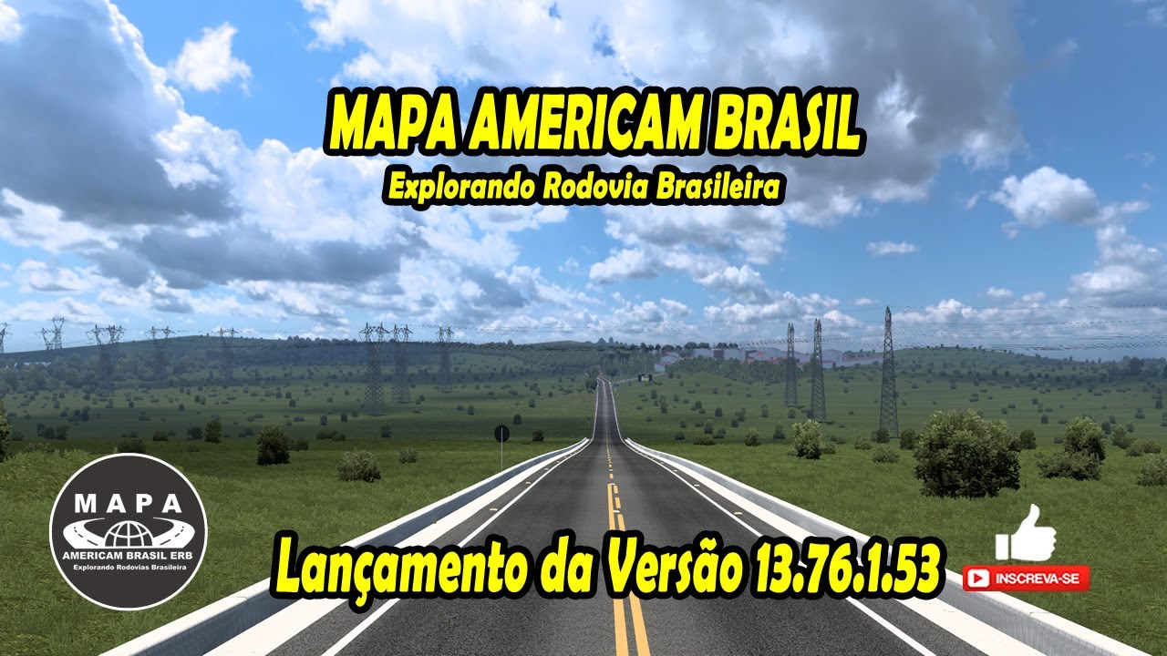 MAPA AMERICAM BRASIL - Lançamento da Versão 13.76.1.53 - YouTube