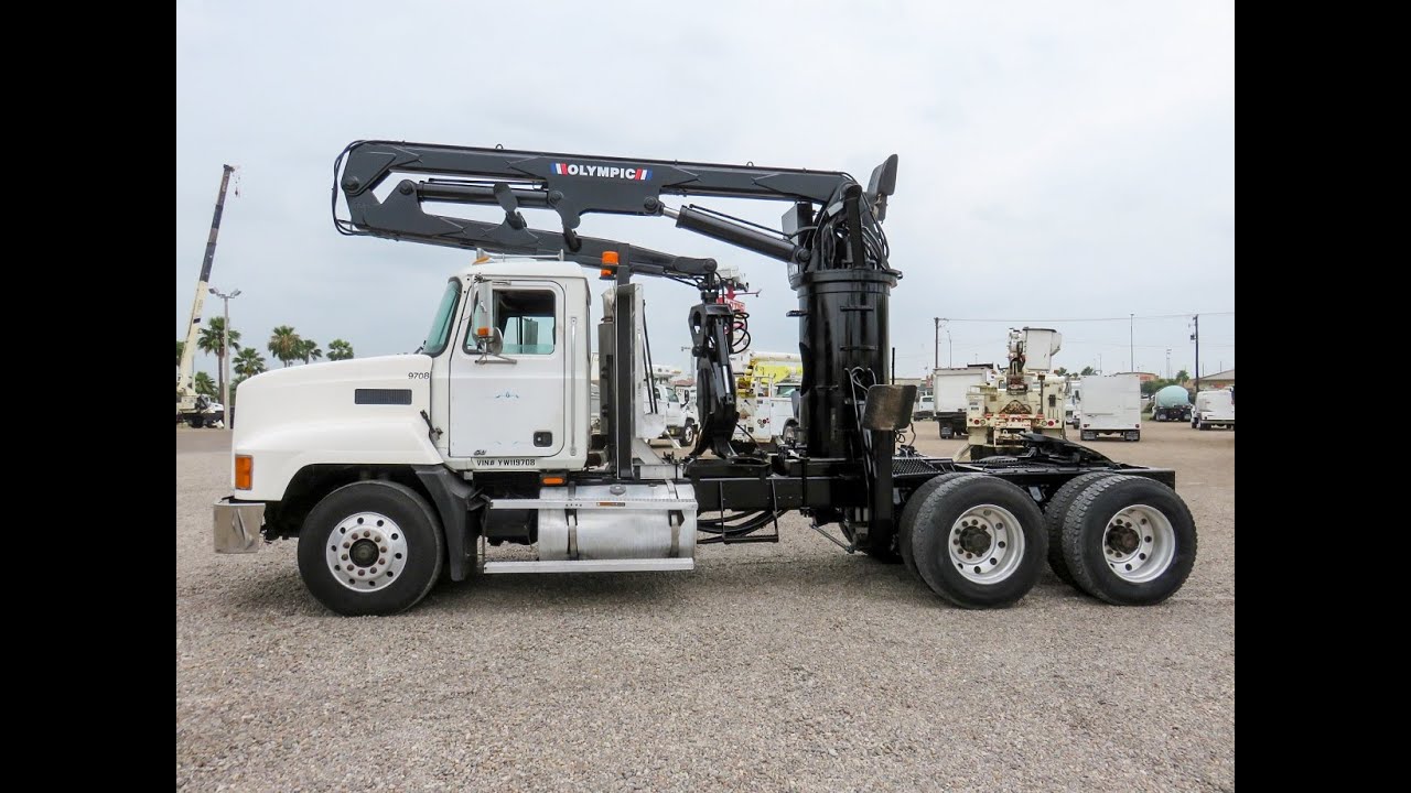 Art's Trucks & Equipment - 3418103, '00 Mack CH600 Grapple Truck - YouTube