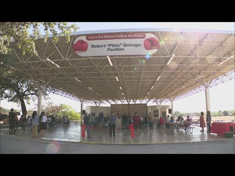 Pavilion honors the legacy of Robert Quiroga - YouTube
