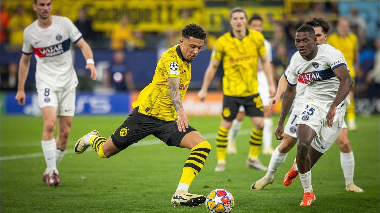 Jadon Sancho vs PSG (HOME) 23/24 Rare VIP CAMERAS | HD 1080i - YouTube