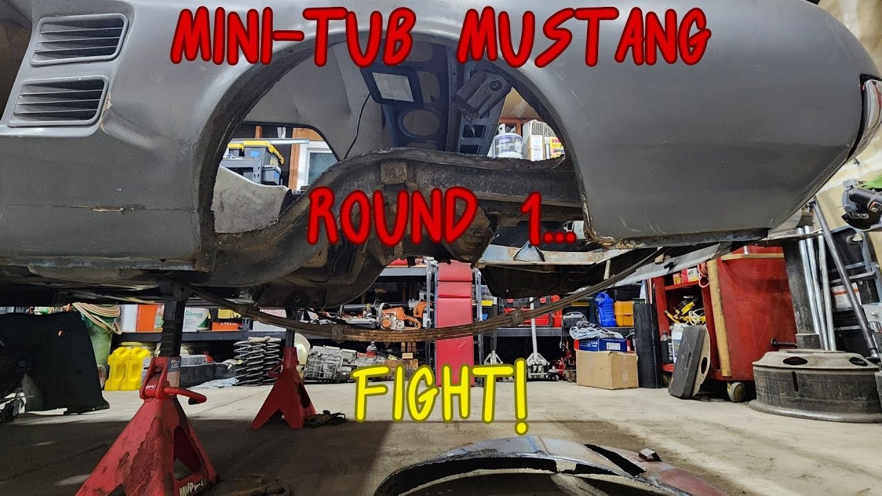 1967 Mustang Mini Tub Preparation - Round 1 - YouTube