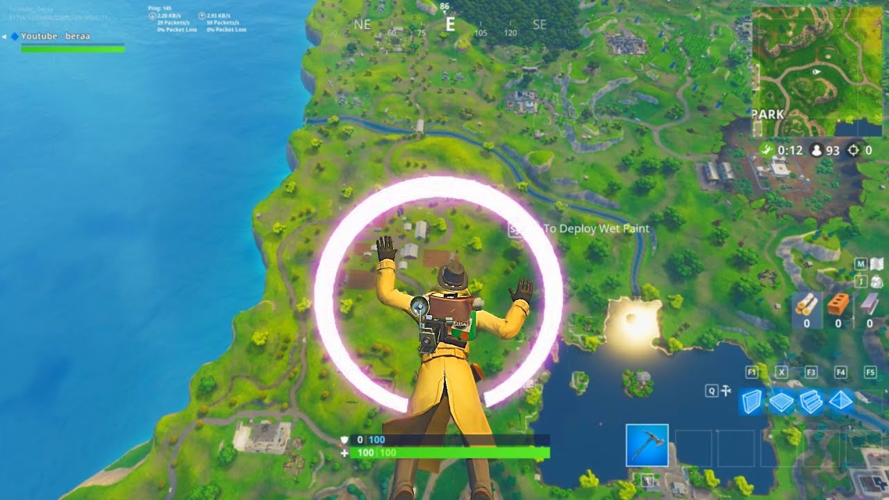 SKYDIVE THROUGH FLOATING RINGS ALL 20 RINGS LOCATIONS - Fortnite Week ...