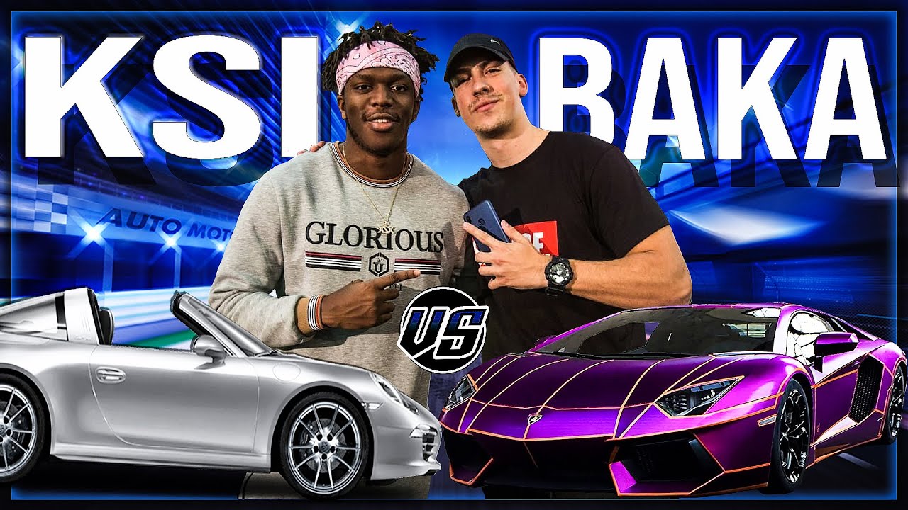 KSI vs Baka Prase (Lamborghini vs Porsche) - YouTube