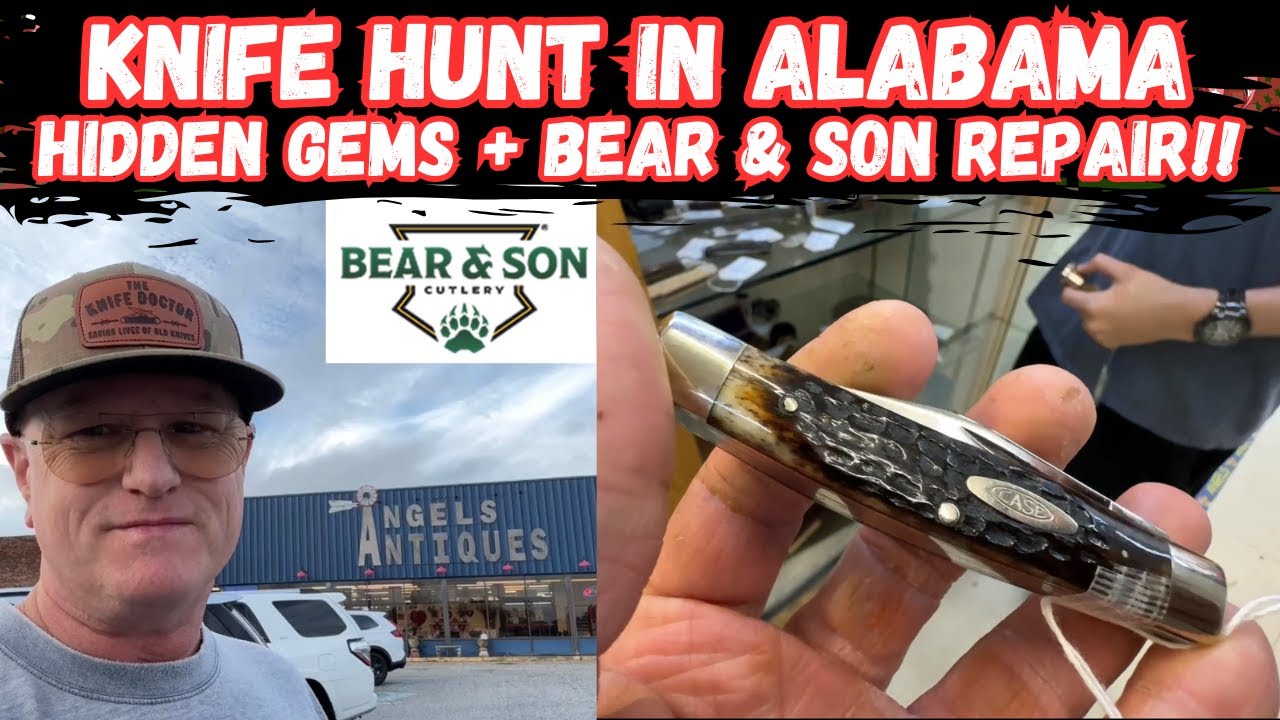 Vintage Knife Hunt in Alabama: Hidden Gems + Bear & Son Repair! - YouTube