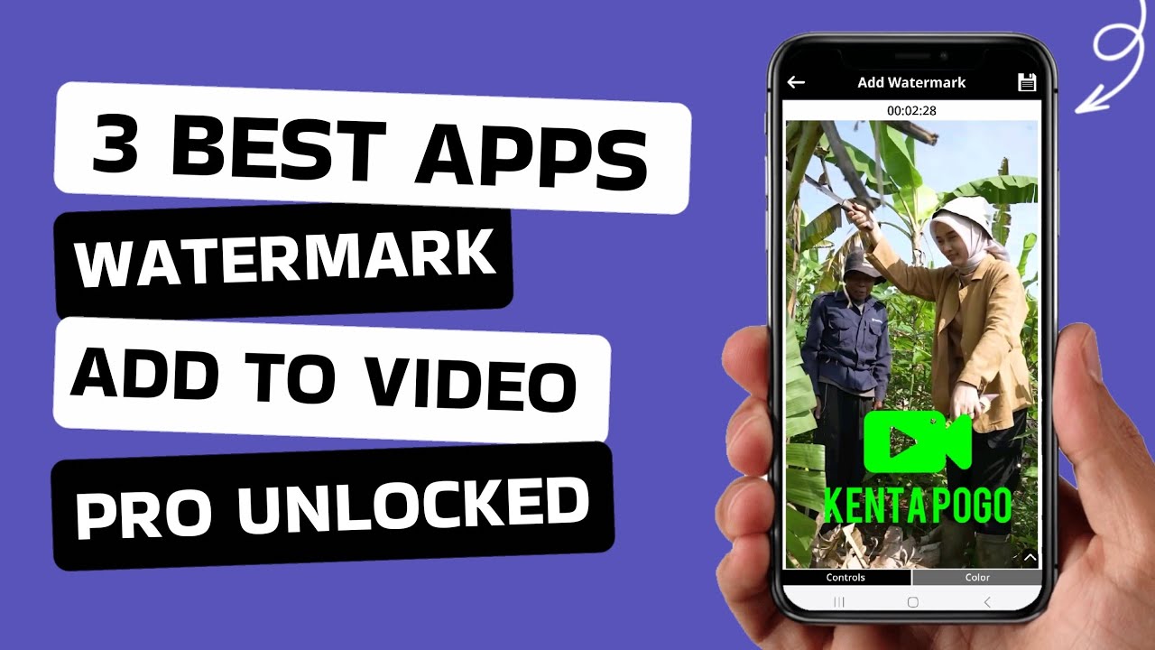 3 Best Add Watermark to Video App for Android | Add Watermark on Video Android - YouTube