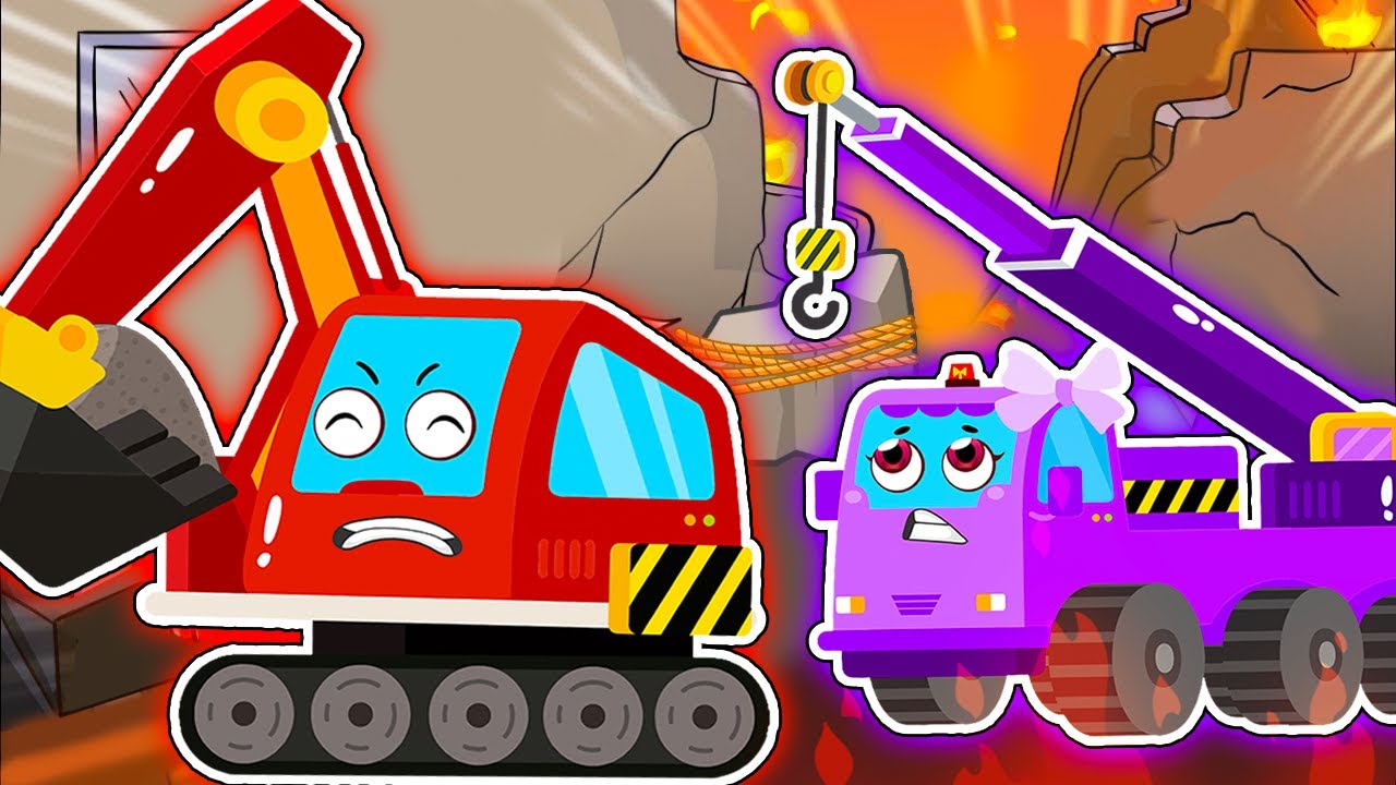 Oh No!!! The Road Is Broken - Reddy and Crany Fix the Road Together ...