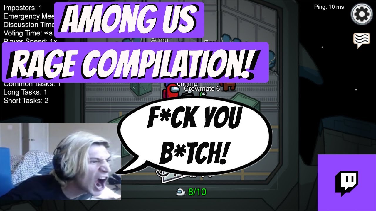 Among Us Rage & Funny Moments Compilation - (Rage Compilation) - YouTube