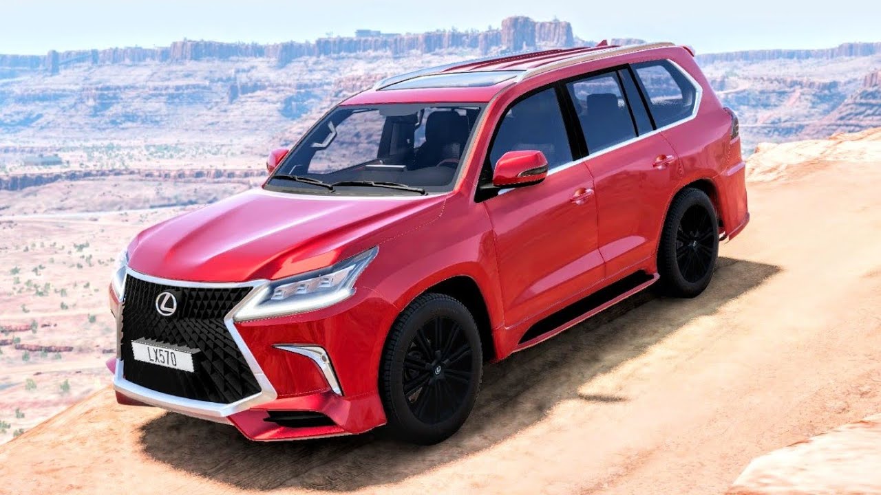 BeamNG.Drive Mods - LEXUS LX 570 Crash Testing - YouTube