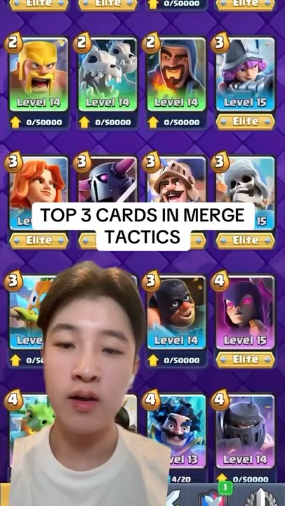 TOP 3 Cards in Merge Tactics! - YouTube