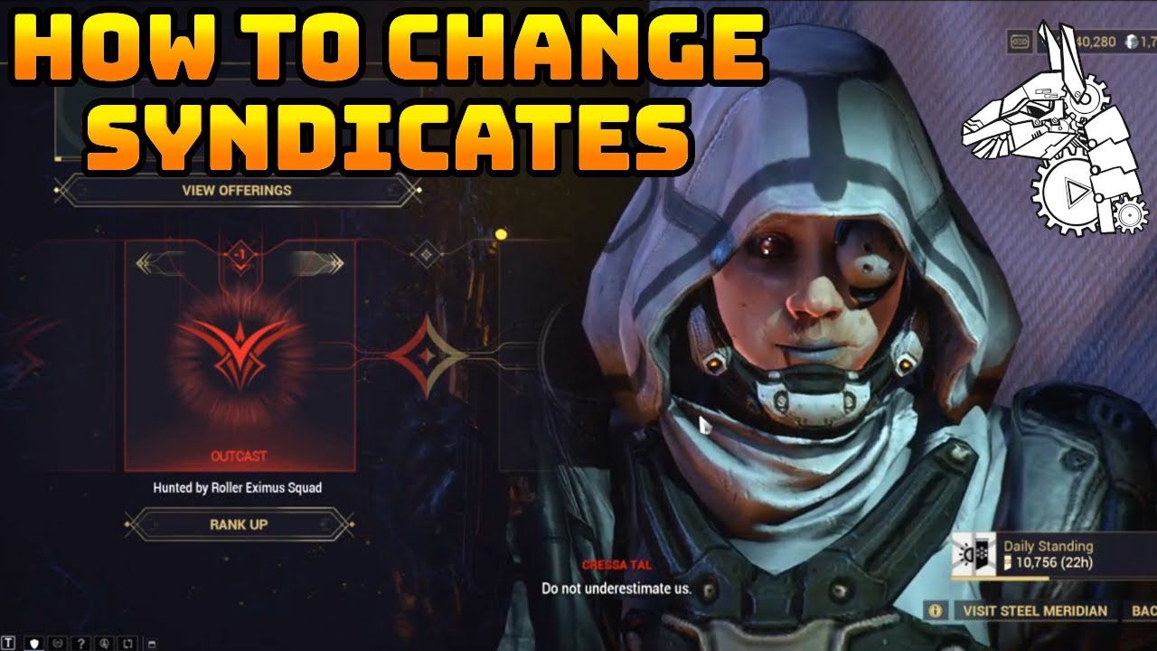 Let's Play Warframe - How to Change Syndicates - YouTube
