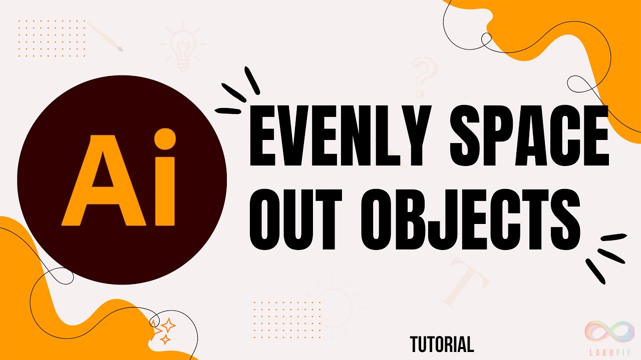 How to evenly space out objects in Illustrator - YouTube