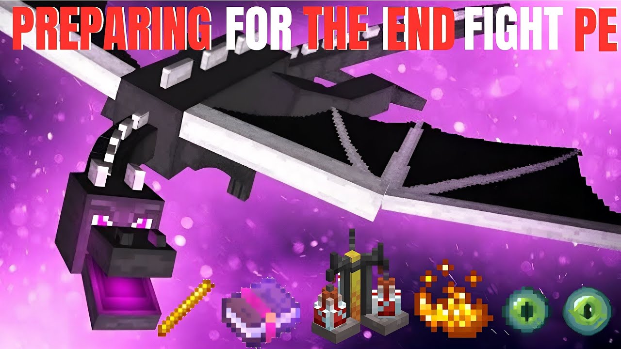 MINECRAFT: PREPARING FOR THE END FIGHT PE |MINECRAFT LAST FIGHT PE # ...