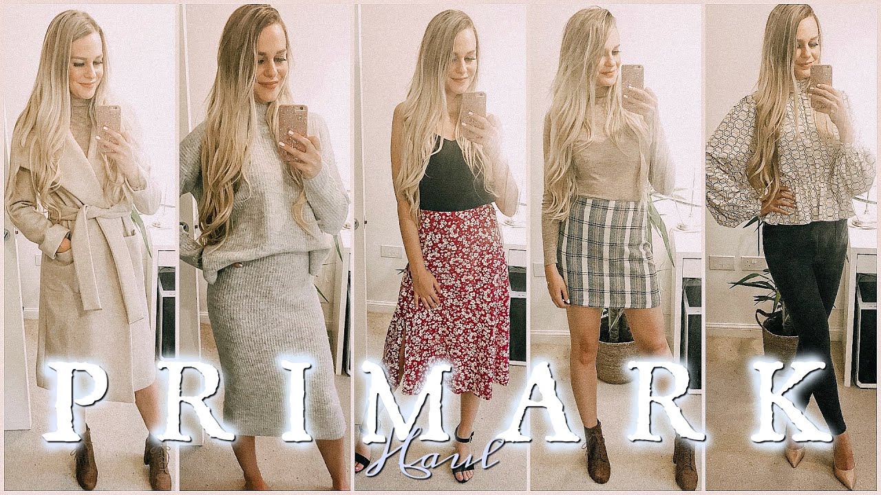 PRIMARK AUTUMN WINTER HAUL & TRY ON 2019 - YouTube