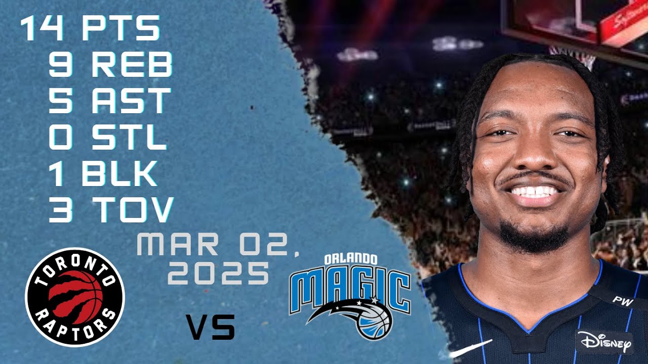 Wendell Carter Jr Player Full High Lowlights vs RAPTORS 02 03 2025 ...