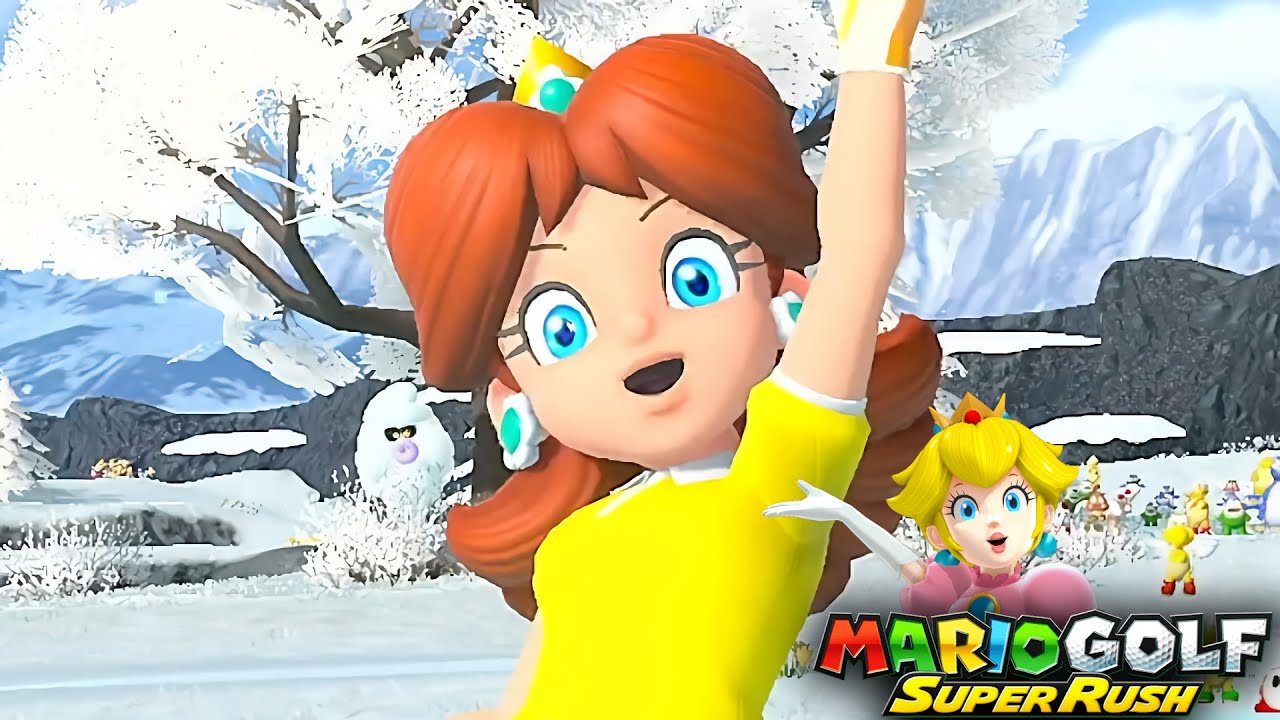 Mario Golf Super Rush Daisy vs Toad vs Shy Guy vs Koopa Troopa in ...