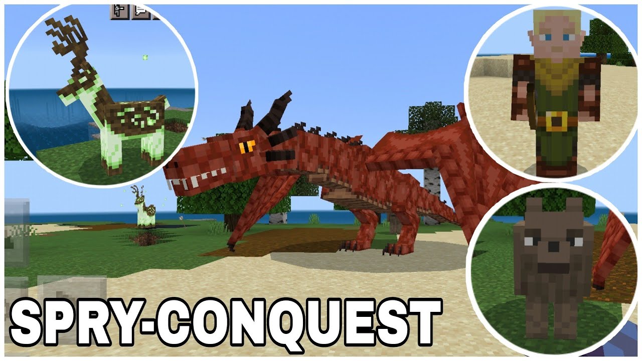 Saiu Addons de Spry-conquest para o Minecraft pe (download na descrição ...