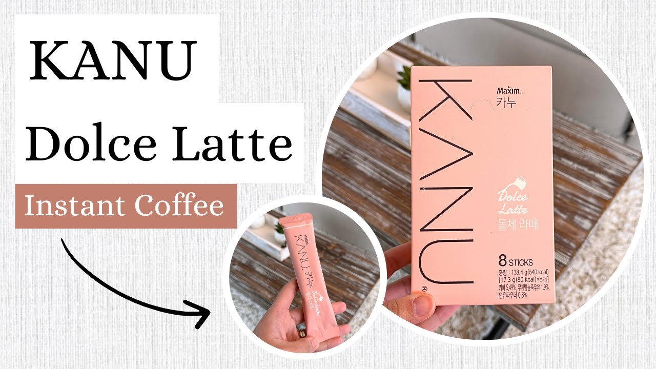 KANU Dolce Latte Korean Instant Coffee - YouTube