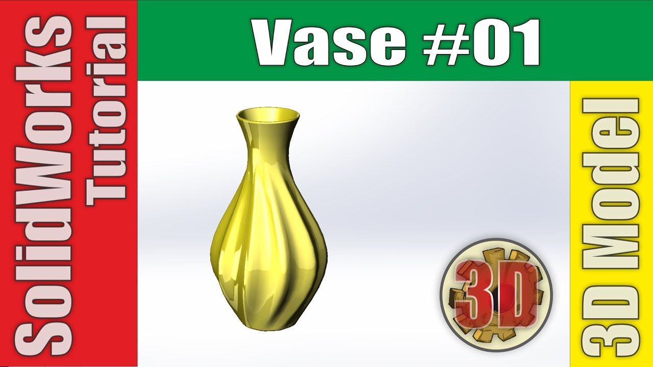 Vase #01| Solidworks Tutorial - YouTube