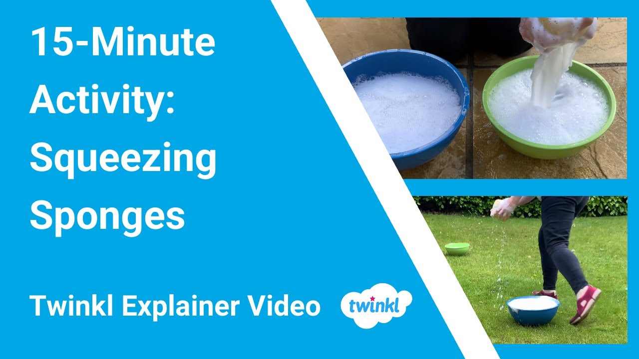 15-Minute Activity: Squeezing Sponges - YouTube