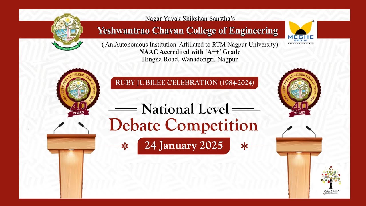A NATIONAL LEVEL DEBATE COMPETITION INAUGURATION || RUBY JUBILEE ...