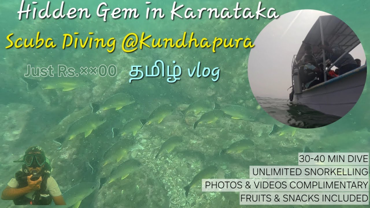 Scuba diving in Kundhapura|Netrani Island| Kodi Beach|Tamil Vlog ...