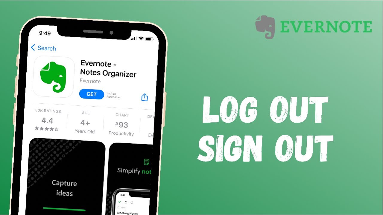 How to Logout of Evernote Account || Evernote App - YouTube