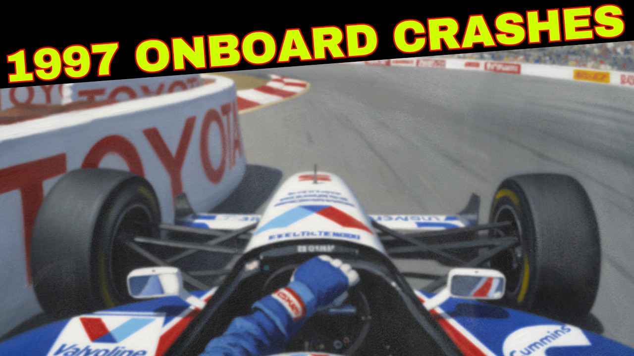 1997 CART Season - Every Onboard Crash + Incident - YouTube