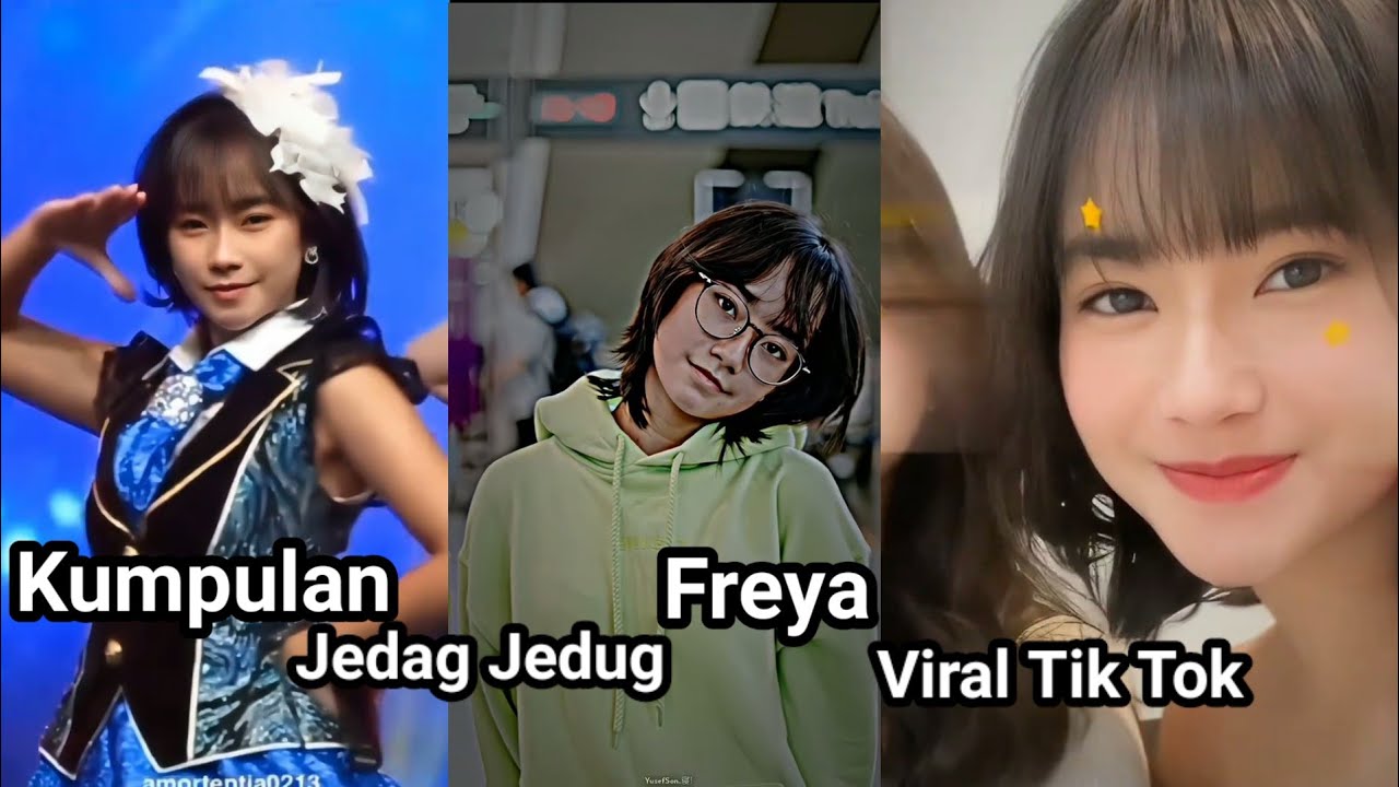kumpulan jedag jedug freya jkt48 viral tiktok - YouTube