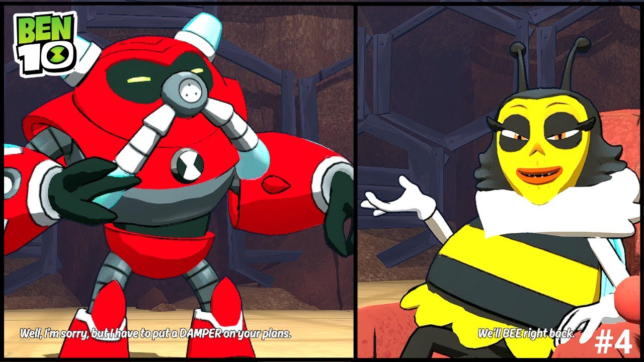 "Ben Vs Queen Bee" | Ben 10 Reboot Gameplay Walkthrough | Part 4 - YouTube