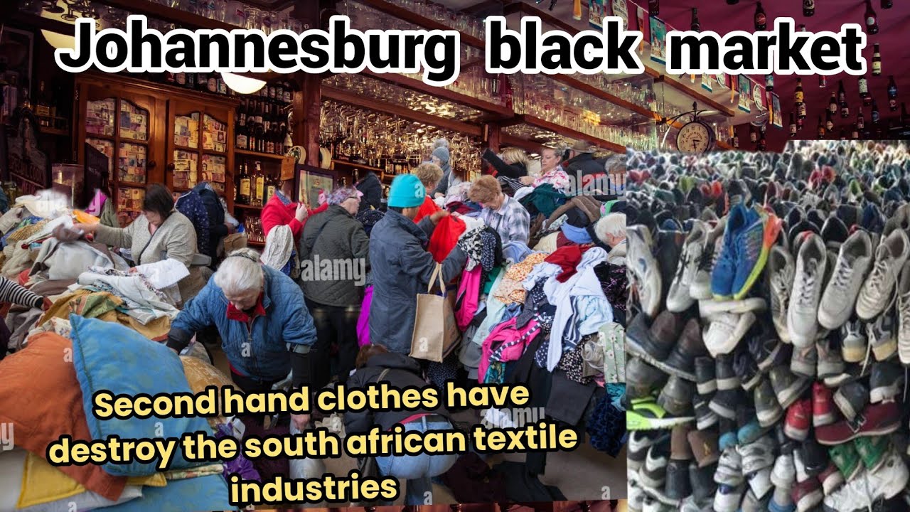 Johannesburg second hand clothes market the busiest in africa ? - YouTube