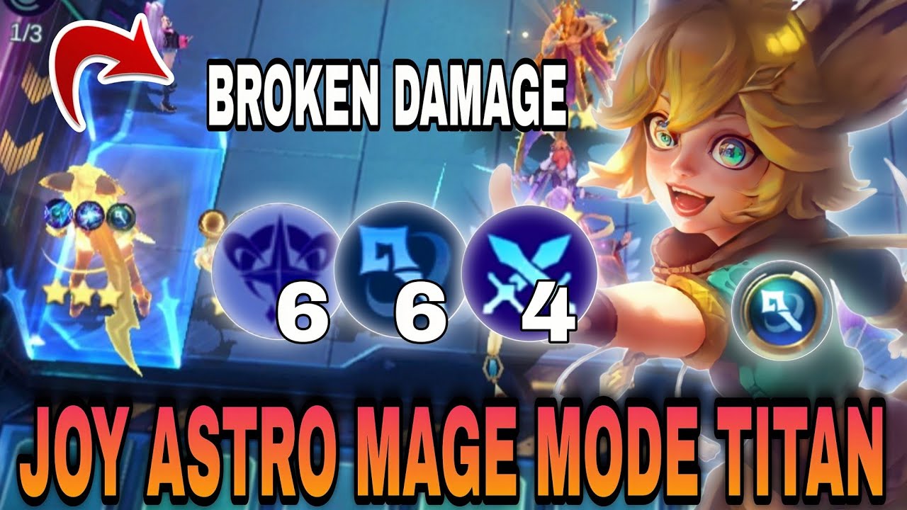 HYPER JOY ASTRO MAGE MODE TITAN ! MAGIC CHESS MOBILE LEGENDS - YouTube