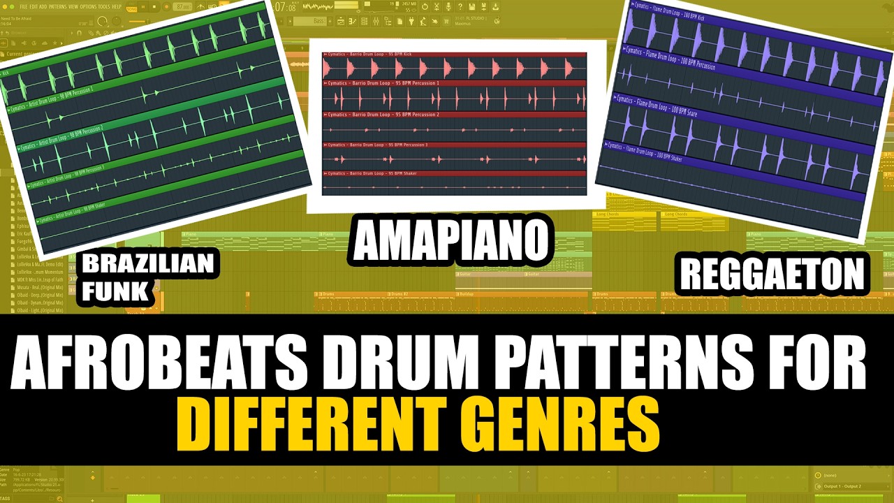 10 Afrobeats Drum Patterns for Different Genres. - YouTube