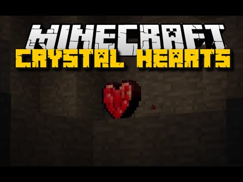 Minecraft CRYSTAL HEARTS MOD!! (Boost Your Health to Over Double) Mod ...