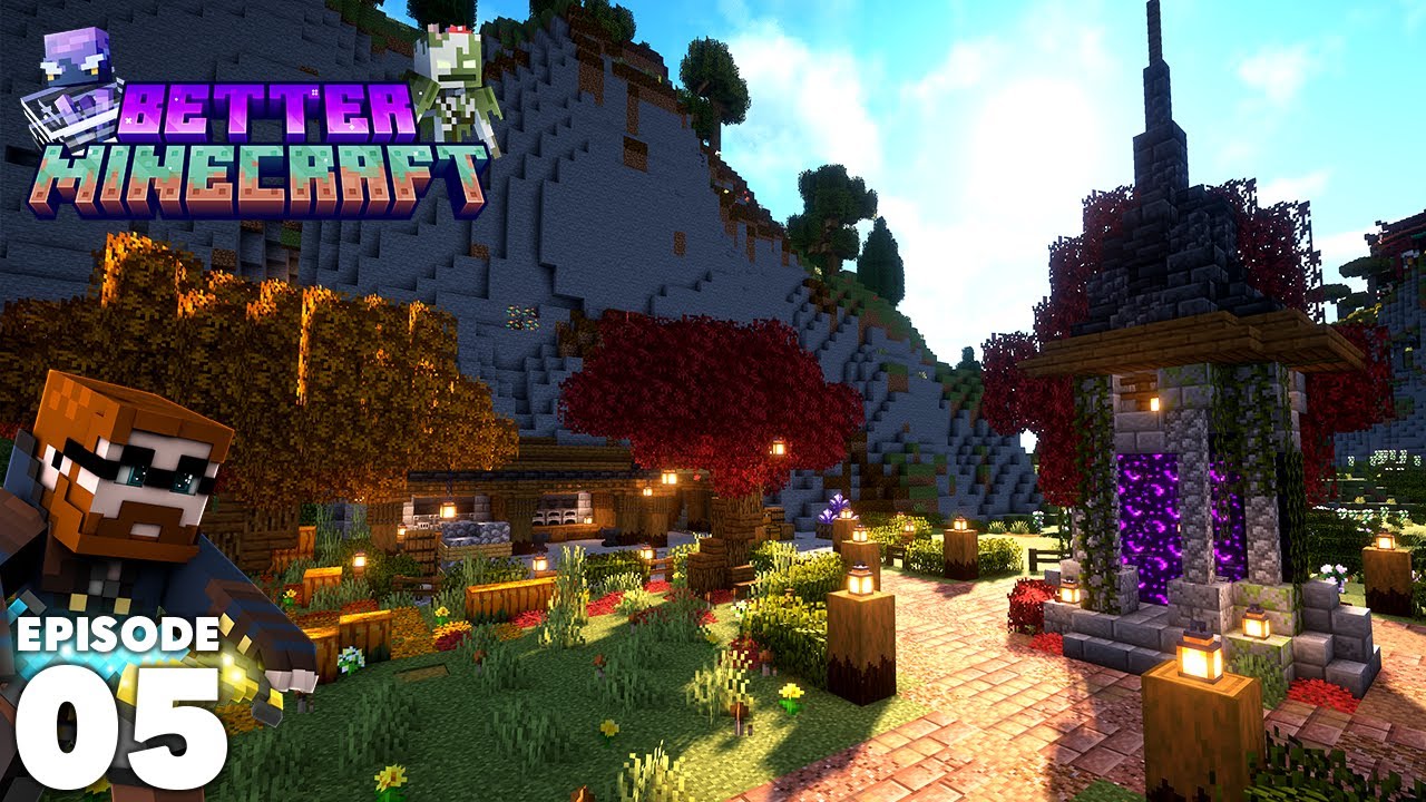 Entering the Better Nether 💎 Better Minecraft 1.21 Modded Lets Play ...