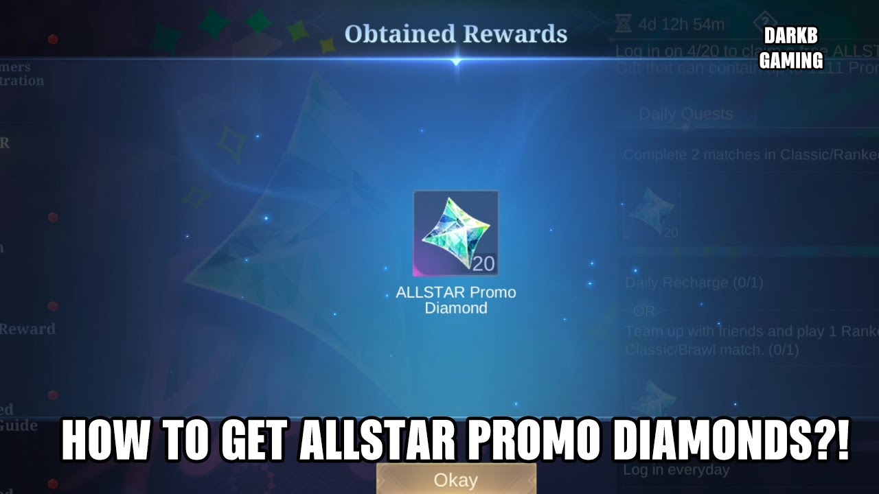 How to Get Promo Diamonds From ALLSTARS Free Skin Event | ALLSTAR Promo ...