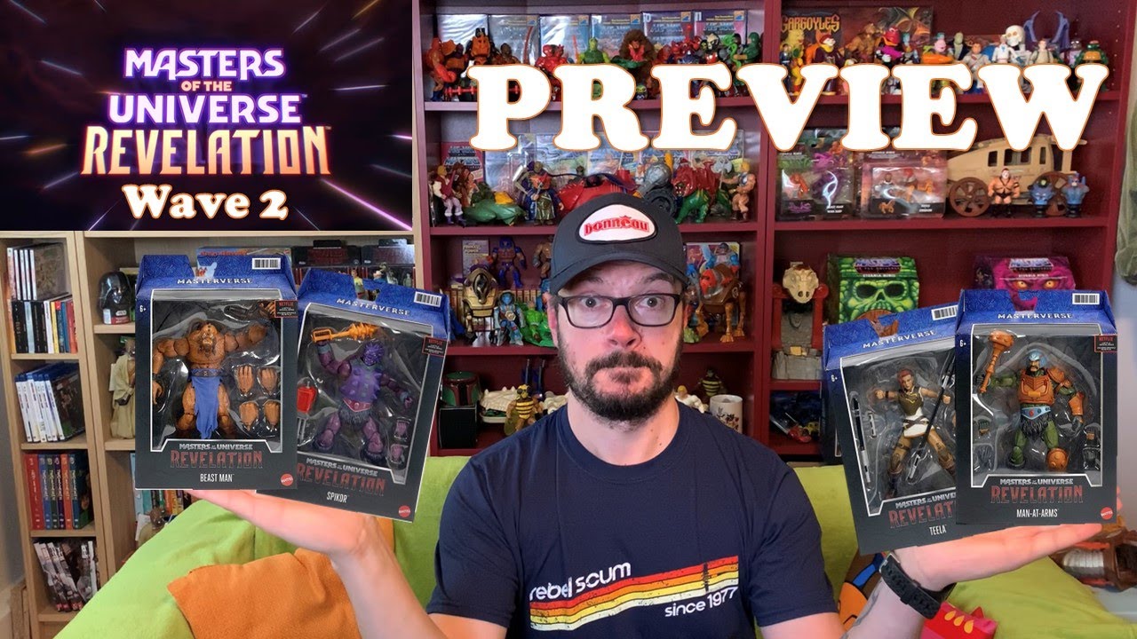 PREVIEW! Masters of the Universe Revelation Wave 2 von Mattel - MotU ...