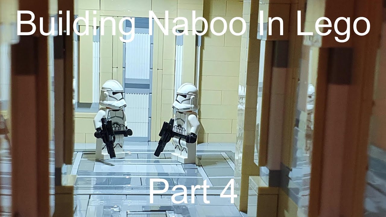 Building Naboo in Lego Update 4 - Hallway and Lights - MOC Building ...