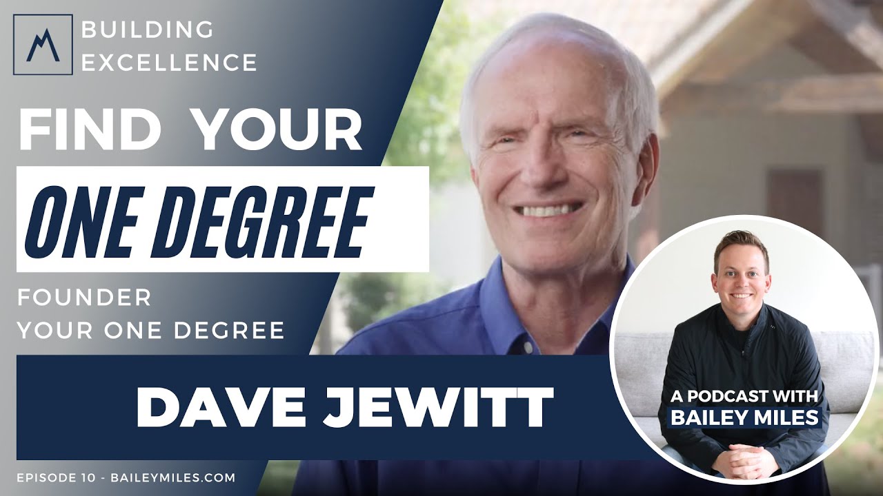 Dave Jewitt | Founder Your One Degree On Living A Focused Life Of Joy ...