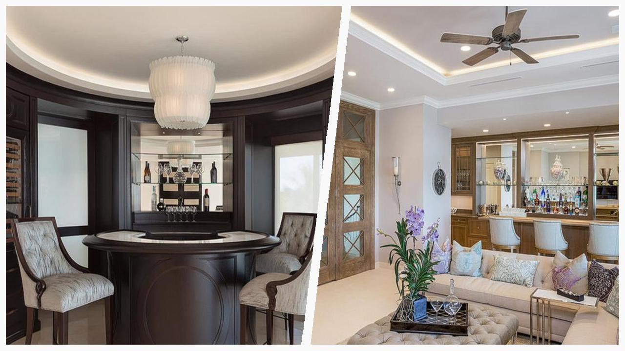 75 Large Limestone Floor Home Bar Design Ideas You'll Love 🔴 - YouTube