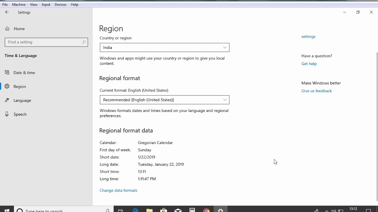 Change Between 24 Hour And 12 Hour Clock On Windows 10 In Hindi YouTube Change Between 24 Hour And 12 Hour Clock On Windows 10 In Hindi YouTube