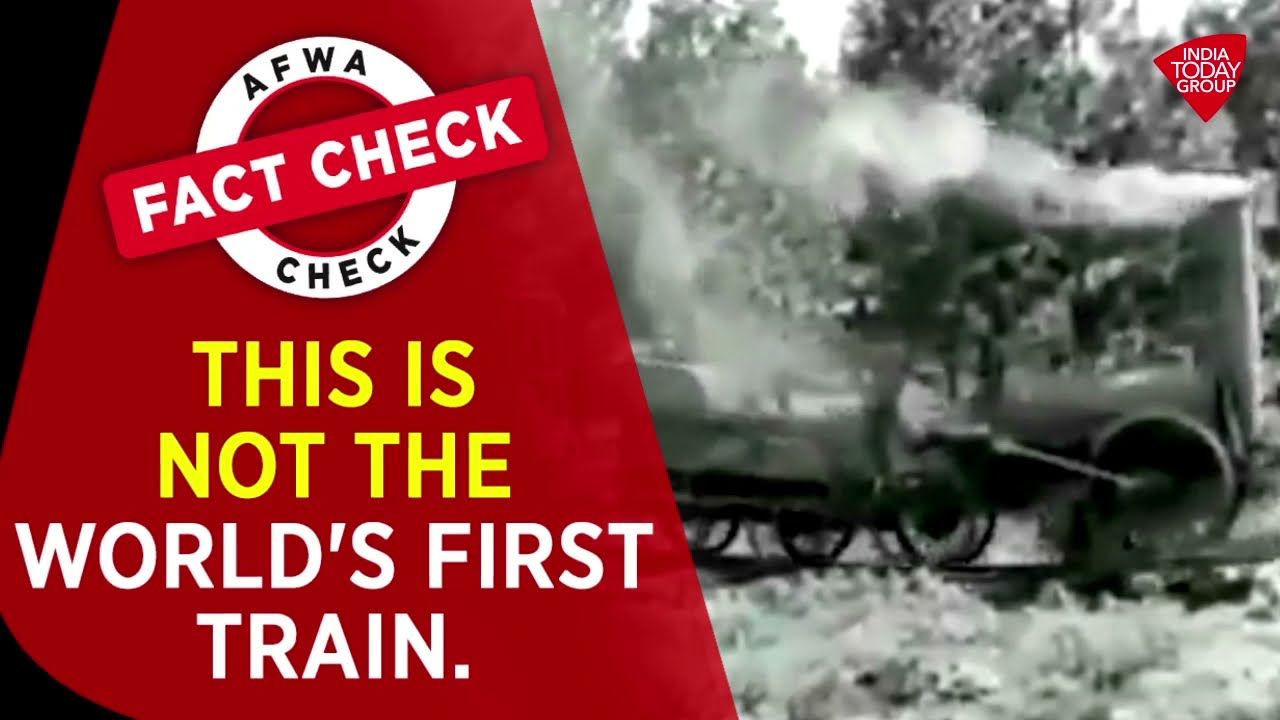 Fact Check: This Viral Video Of The ‘World’s First Train’ Is From A ...