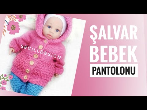 ÖRGÜ BEBEK ŞALVAR PANTOLON (BEBEK PANTOLONU) #knitting #crochet #handmade #örgü #baby