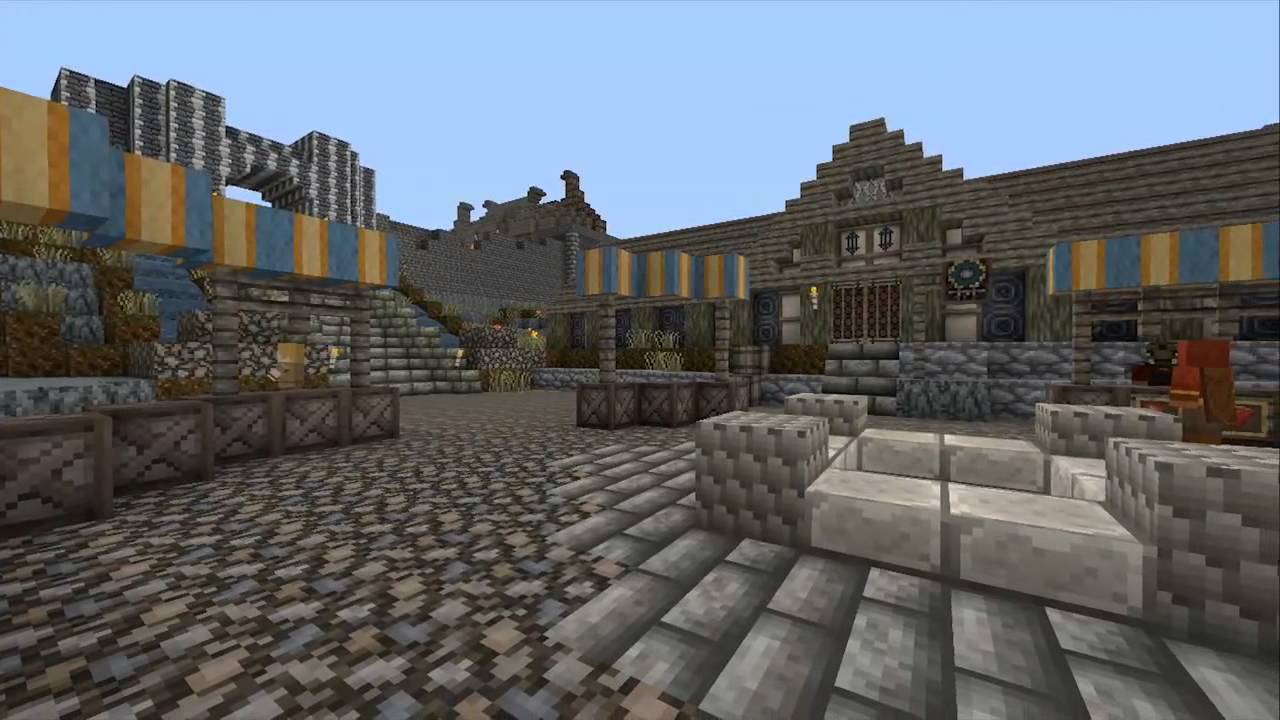 Minecraft: Skyrim Edition - Дебютный трейлер - YouTube