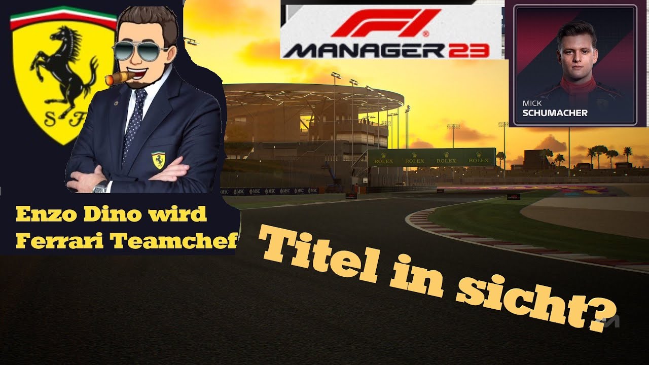 Ein Schumacher im Ferrari | F1 Manager 23 #18 Das erste mal in Qatar ...
