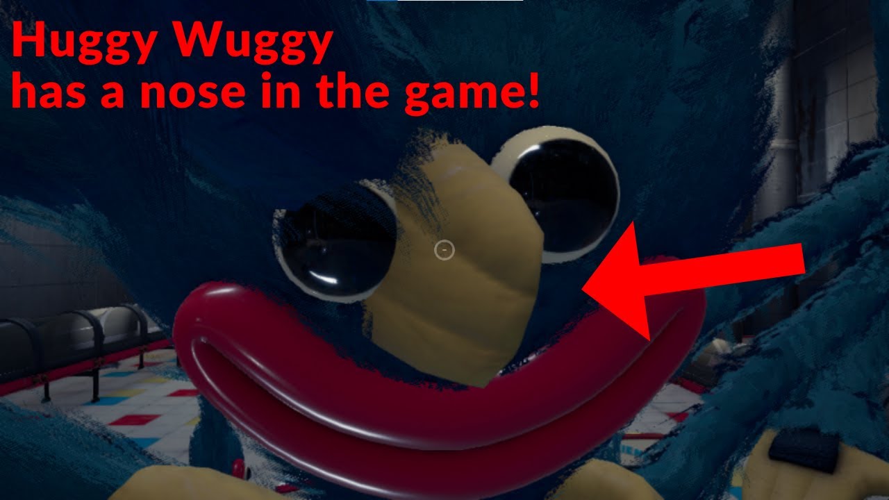 Huggy Wuggy has a nose in the game! (Poppy Playtime) - YouTube