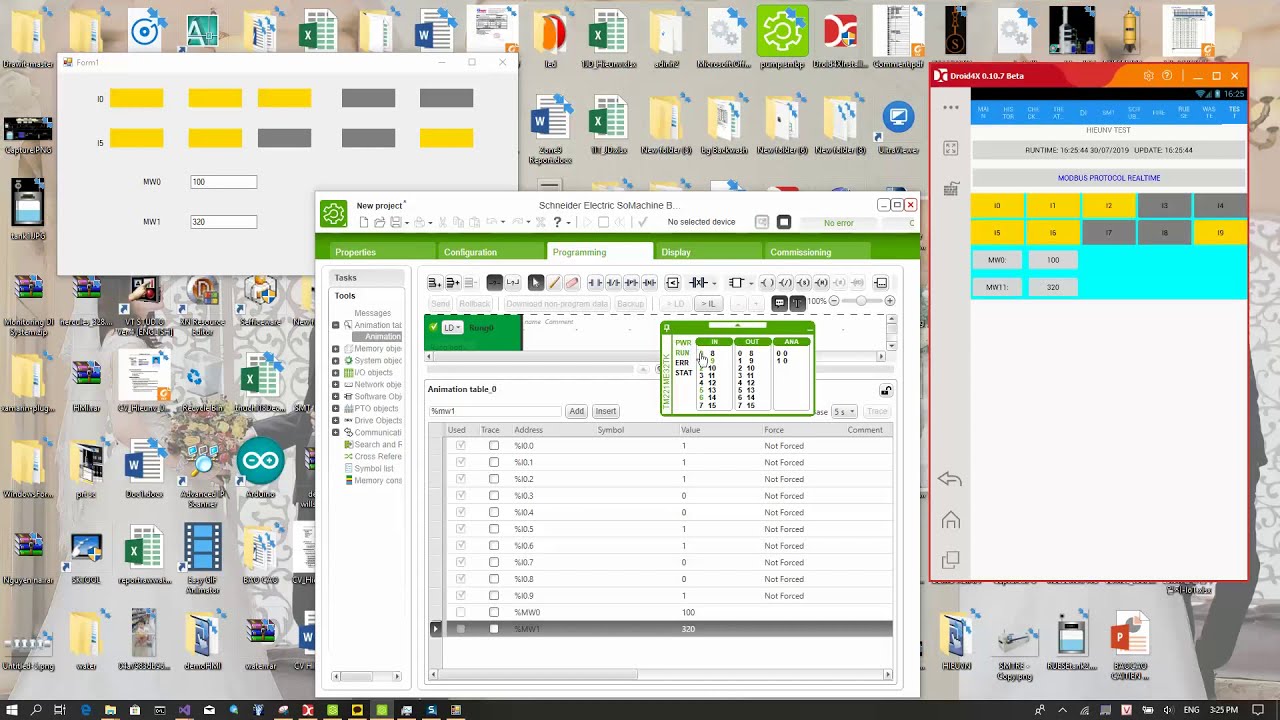PLC Modbus connection C# and Android Mobile via 3G/4G - YouTube