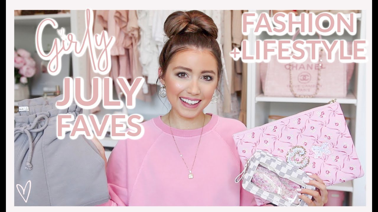 GIRLY JULY FAVORITES 2020 💗 FASHION + LIFESTYLE! - YouTube