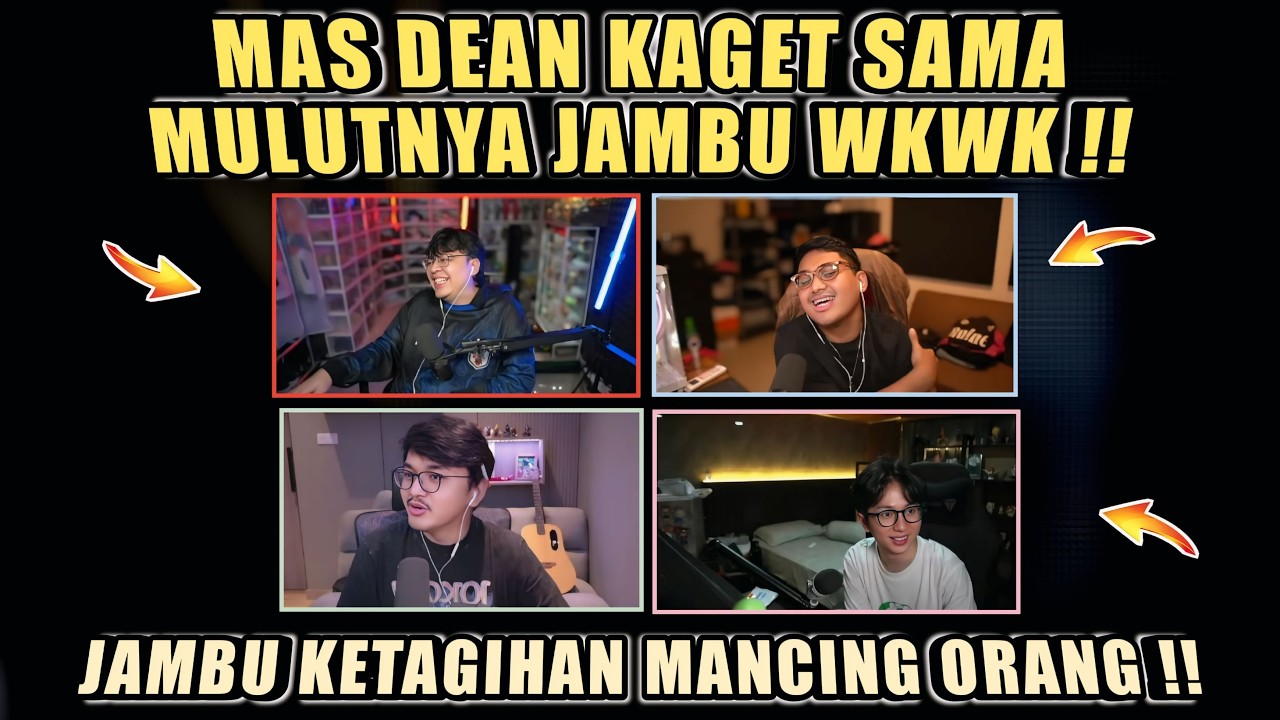MAS DEAN Kaget Sama Mulutnya JAMBU WKWK JAMBU Ketagihan Mancing Orang ...